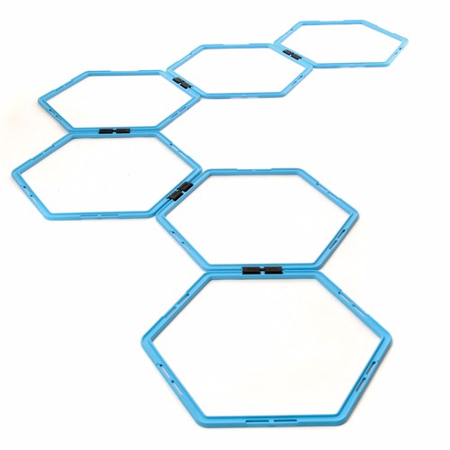 AGILITY LADDER HEX SET OF SIX RINGS – IBEX SPORTS